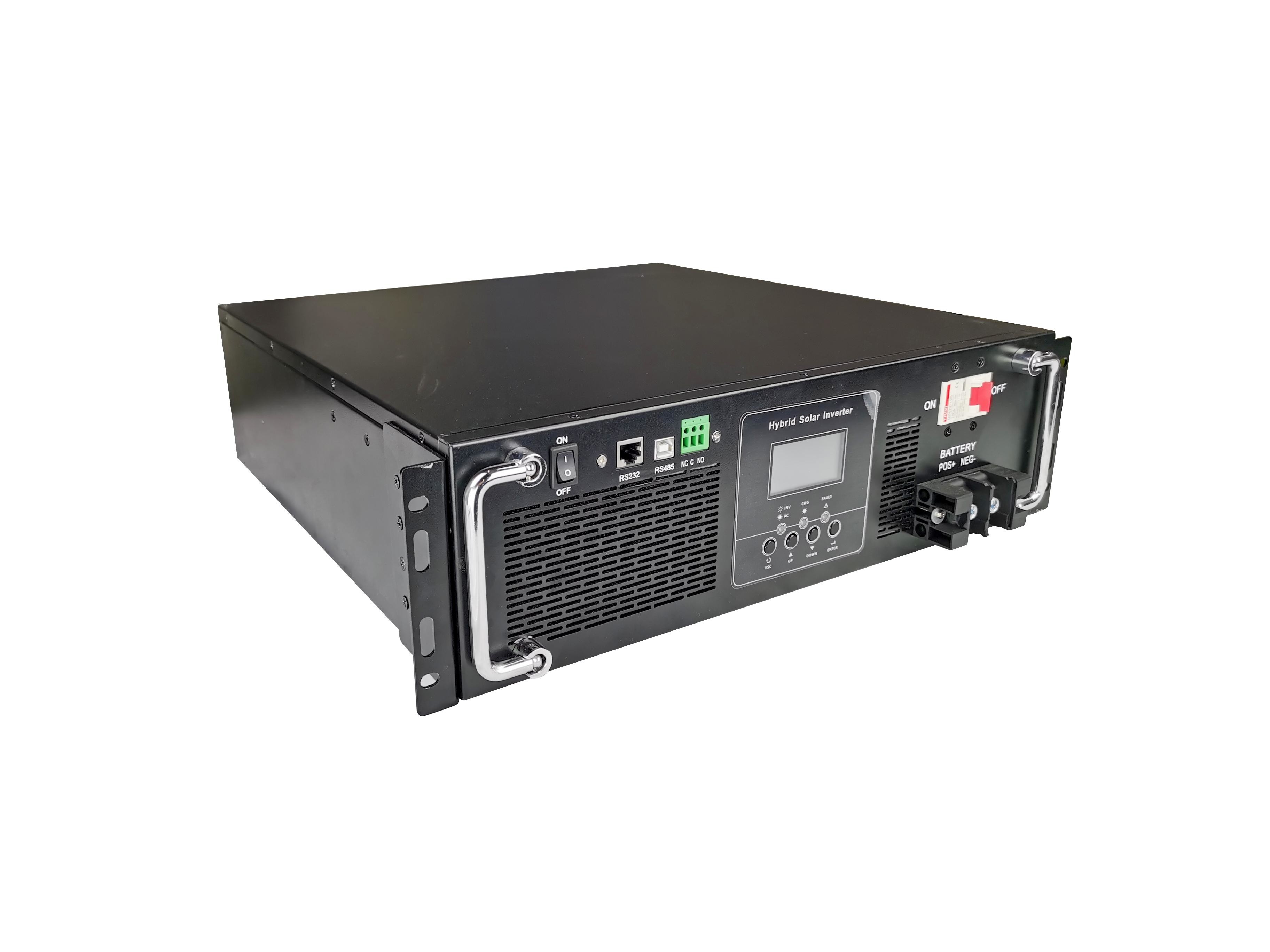 Rack Mount Hybrid 5kw 8kw 10kw ระบบเก็บพลังงานแสงอาทิตย์ 240v Ac ...